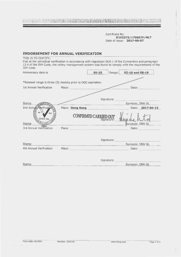 Certificates & Documents To be Carried Onboard Vessel – Knowledge Of Sea