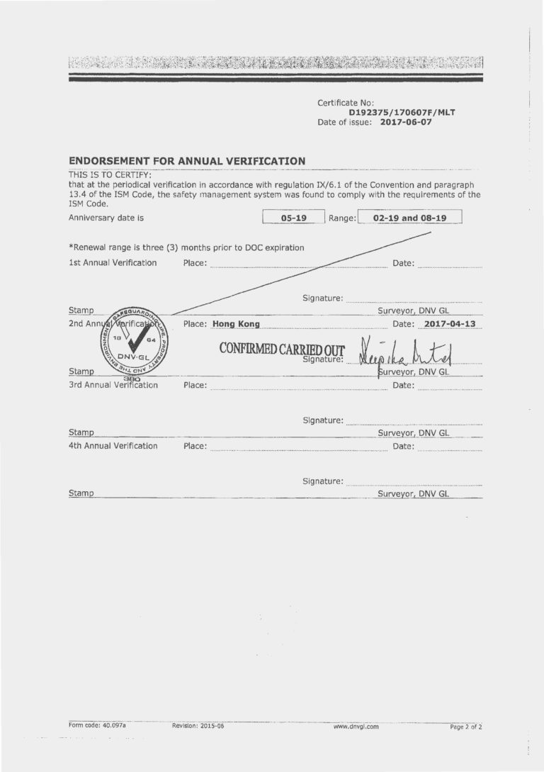 Certificates & Documents To be Carried Onboard Vessel – Knowledge Of Sea