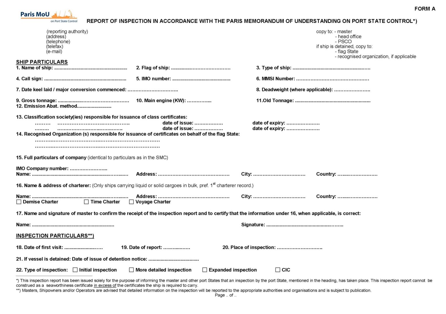 PSC Inspection Deficiency, Detention, Appeal & CIC | Knowledge Of Sea