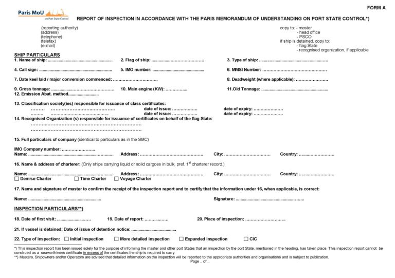 PSC Inspection Deficiency, Detention, Appeal & CIC | Knowledge Of Sea