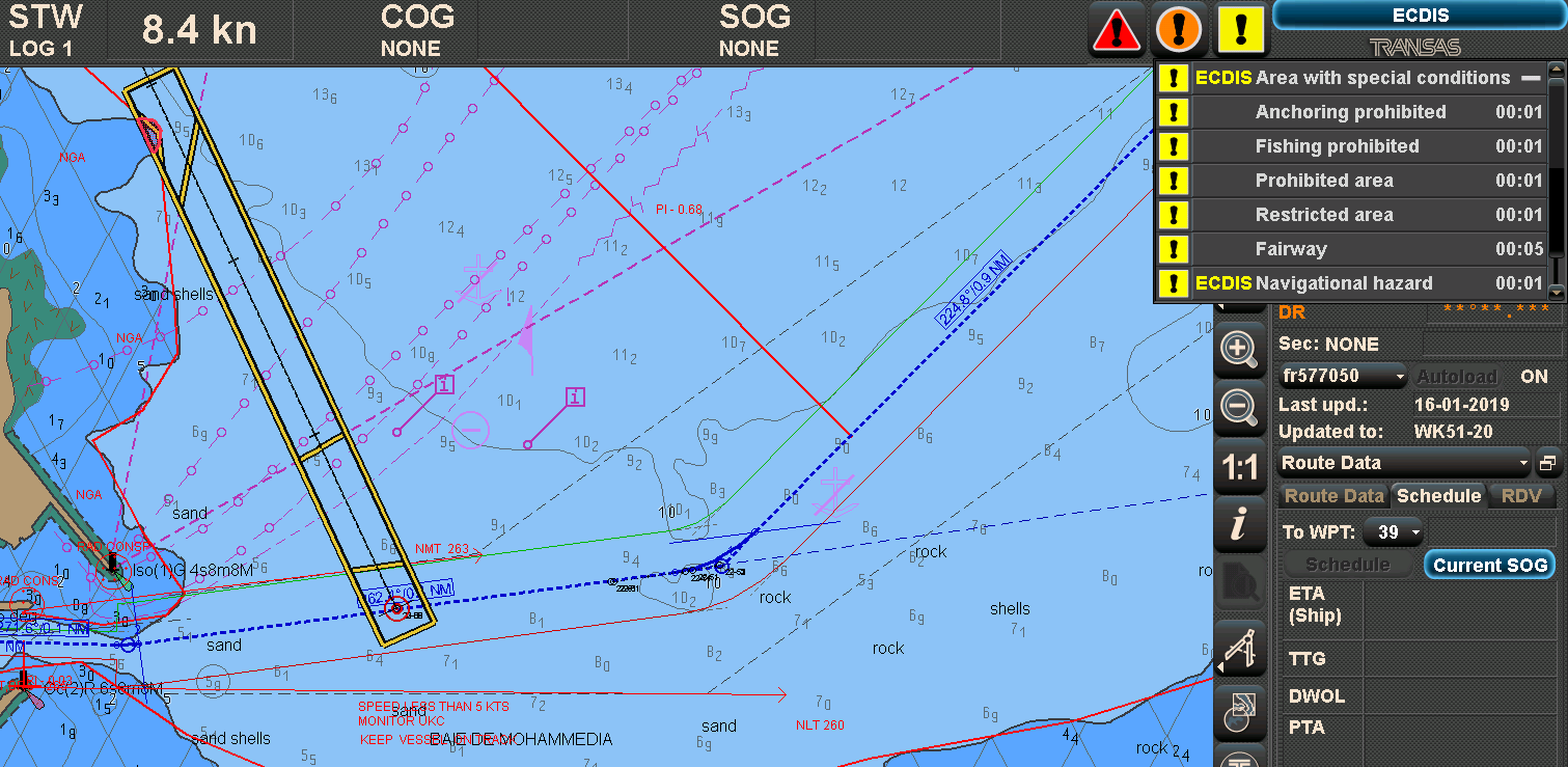 ECDIS - Detection Area | Knowledge Of Sea