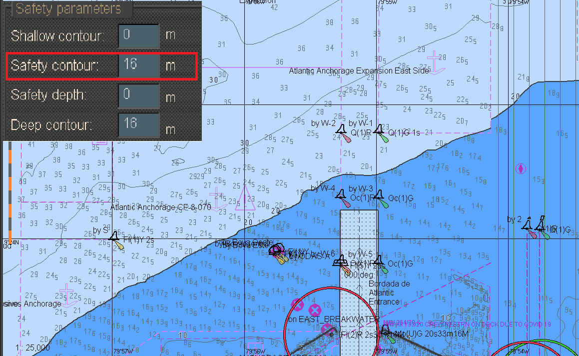 ECDIS - Contour Settings | Knowledge Of Sea